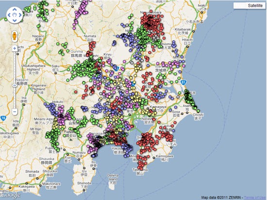 Radiation Levels: Daily Radiation Levels In Japan